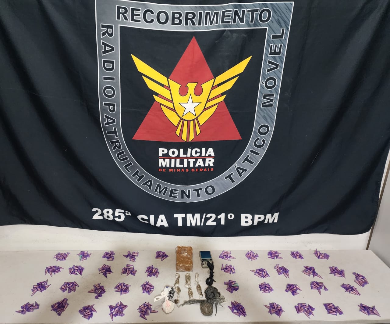 Cão farejador da PM localiza drogas e polícia prende traficante em Ubá - Primeiro a Saber