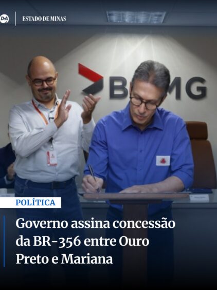 BR-356 passa a ter gestão concedida entre Ouro Preto e Mariana ...